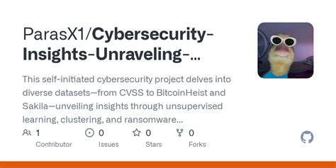 Github Parasx1cybersecurity Insights Unraveling Threats Clustering
