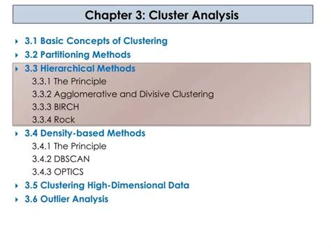 Ppt Chapter 3 Cluster Analysis Powerpoint Presentation Free Download Id2872770