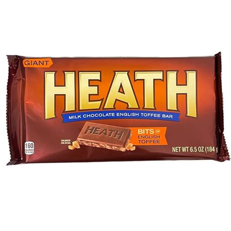 Heath Giant Milk Chocolate English Toffee Bar 6 5oz Candy Funhouse