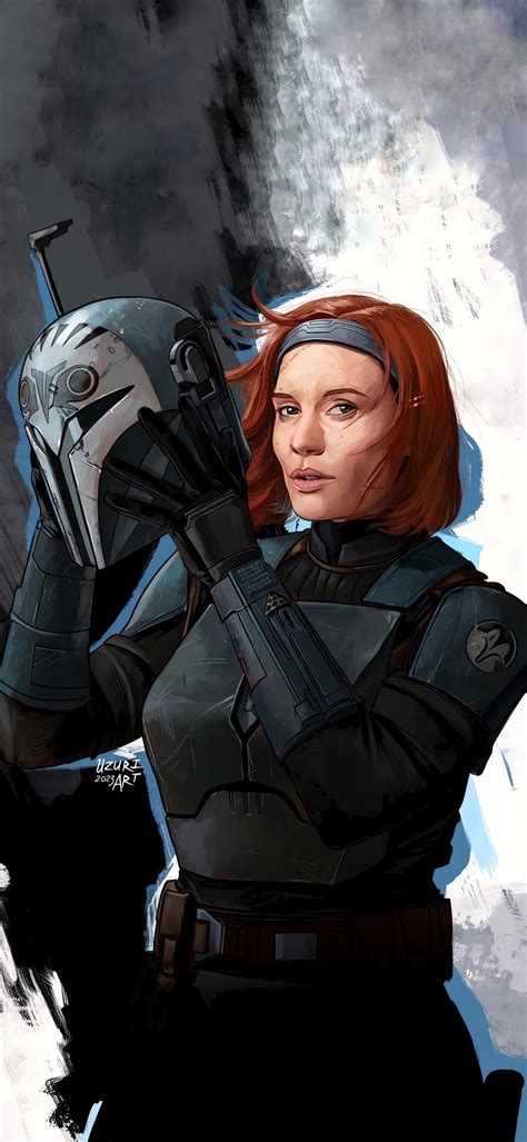 The Mandalorian Bo Katan Kryze Wallpaper By Uzuri Art 2238x4852