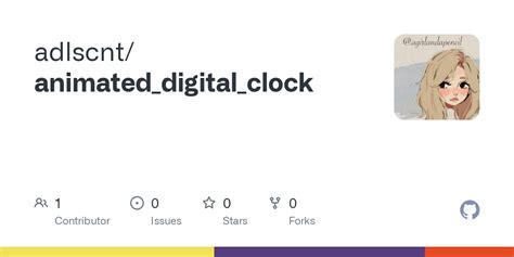 Github Adlscnt Animated Digital Clock