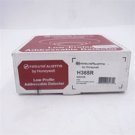 Honeywell H365r Firelite Low Profile Addressable Heat Detector White