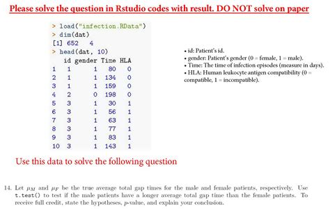 Please Solve The Question In Rstudio Codes With Chegg Com