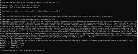 TDA VisionSDK UserGuide TDA Px Help Processors Forum Processors TI E E Support Forums