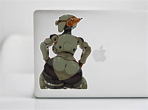 Fallout Assaultron Thicc Big Ass Waterproof Sticker Ecchi Vinyl Decal