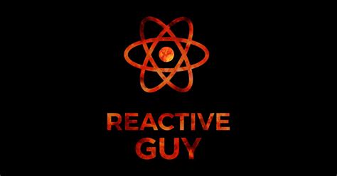 Reactive Guy React Js Stuff Reactive Sticker Teepublic