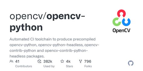 Releases · Opencvopencv Python · Github
