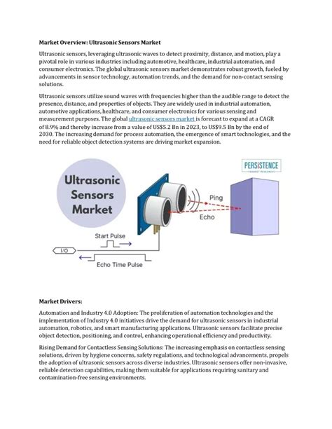 Ppt Exploring The Dynamics Of The Ultrasonic Sensors Market Trends And Insights Powerpoint
