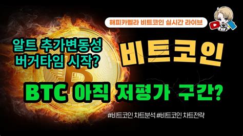 비트코인 실시간 비트 아직 저평가구간 알트추가변동성 버거타임시작 1214 저녁💎 비트코인 비트코인실시간 이더리움