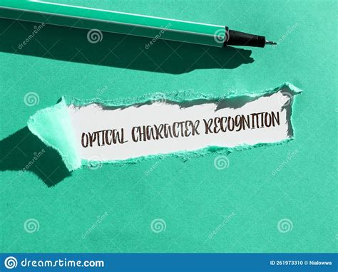 Text Showing Inspiration Optical Character Recognition Conceptual