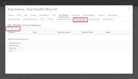 Configuring Ssl Vpn Plus In Vcloud Director Vblognl