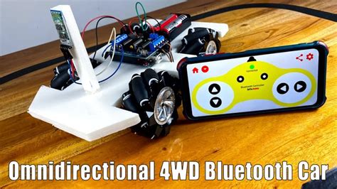 How To Make An Omnidirectional 4wd Bluetooth Control Car With Arduino