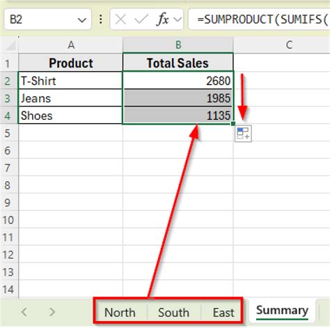 How To Use Sumifs Function In Excel With Multiple Sheets Excel Insider