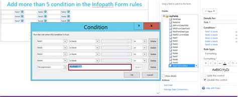 Best Way To Add More Than Conditions In InfoPath Forms Rule Global SharePoint Diary