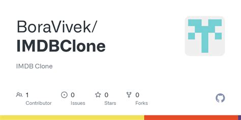 Github Boravivekimdbclone Imdb Clone
