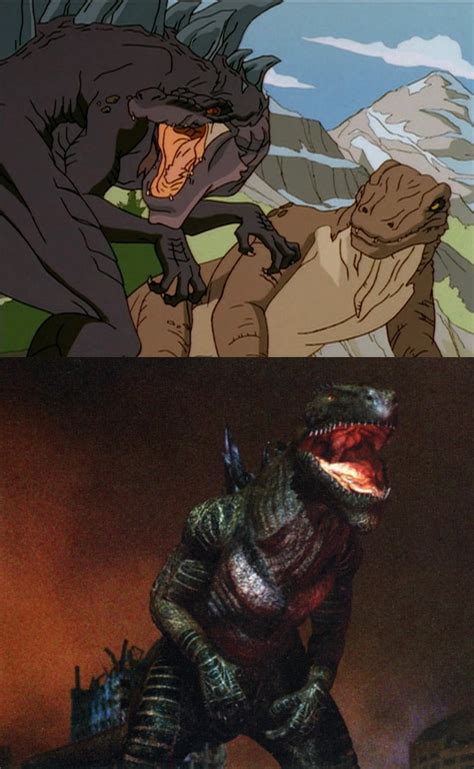 Godzilla And Komodithrax Vs Zilla By Amerigoji On Deviantart