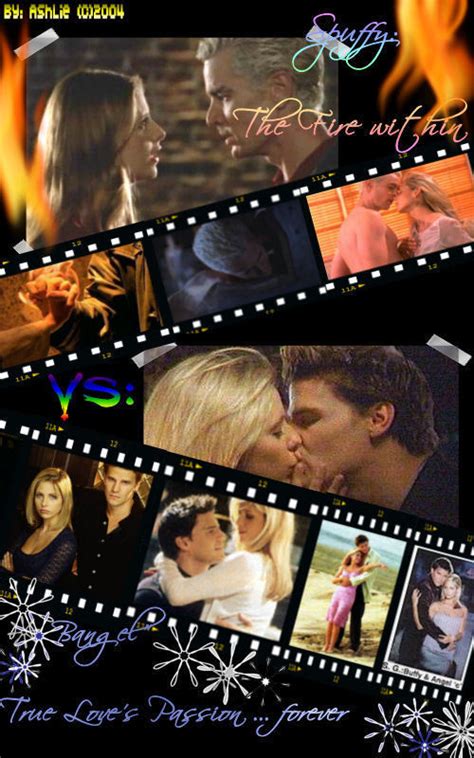 Spike Angel And Buffy Spike Vs Angelus Fan Art 7729944 Fanpop