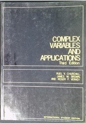 Solutions For Complex Variables And Applications 3rd By Ruel V