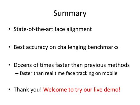 ppt face alignment at 3000 fps via regressing local binary features