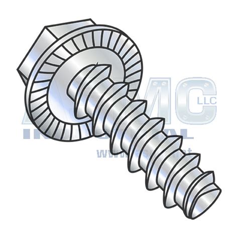 6 19x34 Unslot Indent Hexwasher Serrated Plastite Alternate 48 2 Full