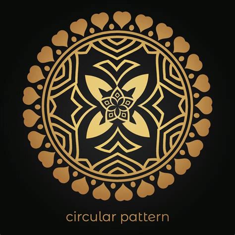 Flower Circle Pattern Vector Art Icons And Graphics For Free Download