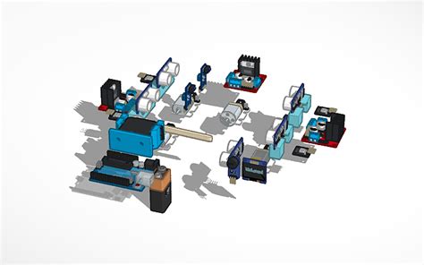 3d Design Automatic Car Parking Design Tinkercad