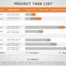 Project Task List 09 PowerPoint Template