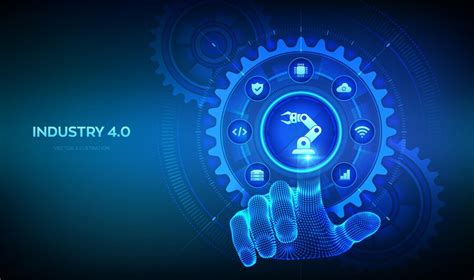 Premium Vector Smart Industry 40 Concept Factory Automation Autonomous Industrial Technology