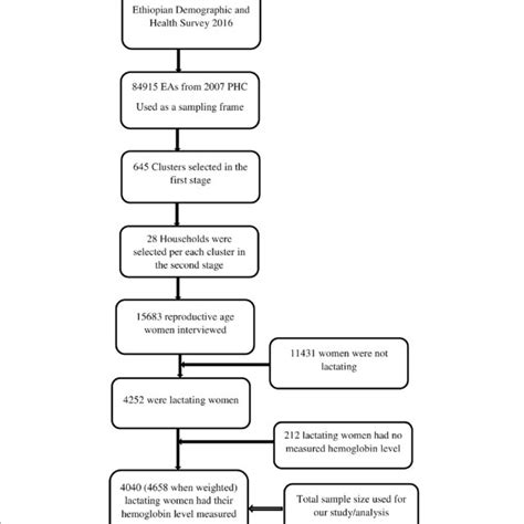 The Flowchart Showing The Data Extraction And Sampling Procedure Download Scientific Diagram
