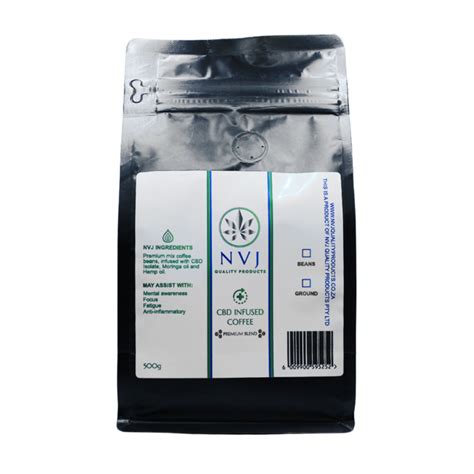 Cbd Infused Coffee Ground Or Beans Nvj Quality Products