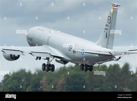 A Boeing Kc 135 Stratotanker Aerial Refueling Tanker Aircraft Of The