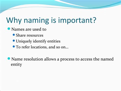 Naming In Distributed Systems Ppt Computer Networking Computing