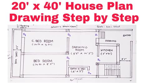 How To Draw A House Floor Plan Step By Pdf