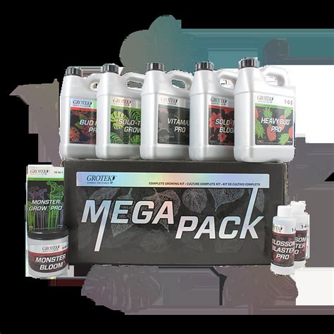 Mega Pack Grotek Fertilizantes Para Crecimiento Y Floración óptimos