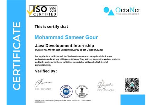 mohammad sameer gour on linkedin java developer octanet software services