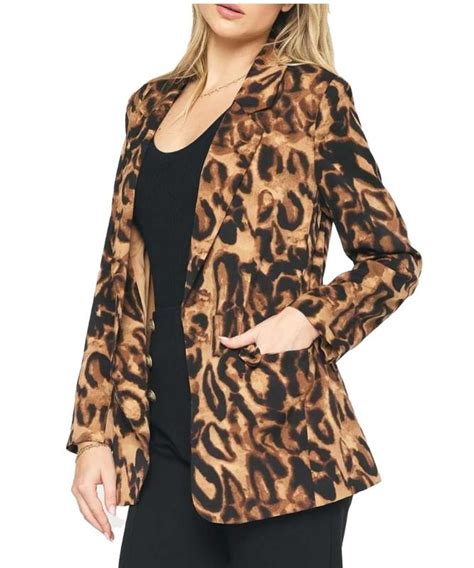 Жіночий блейзер із принтом — ціна 79 грн у каталозі Піджаки і жакети