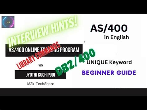 AS Library Commands And DB PF Introduction In English YouTube