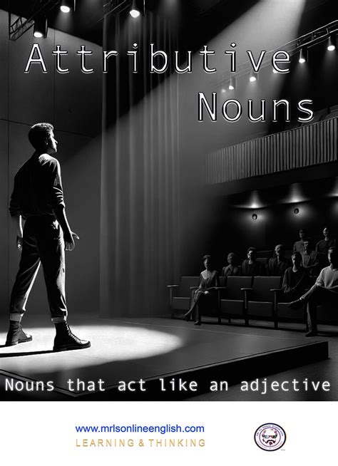 Attributive Nouns Grammar Booklet Mr Ls English
