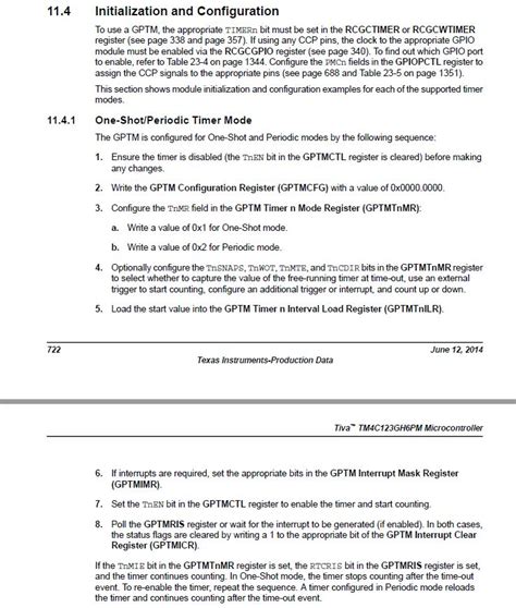 Microcontroller Periodic Timer Not Working As Expected On Tm4c123 Mcu