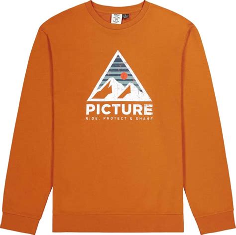 Picture Organic Clothing Authentic Crew Sunset Sweatshirts Snowleader