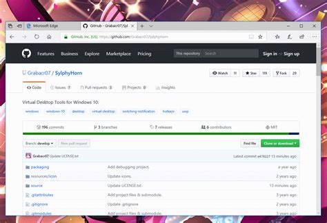 github hwtnb sylphyhornpluswin11 virtual desktop tools for windows