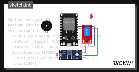 Smart Light Wokwi Esp32 Stm32 Arduino Simulator