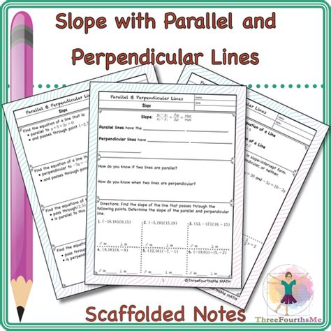 Perpendicular And Angle Bisectors Scaffolded Notes By Teach