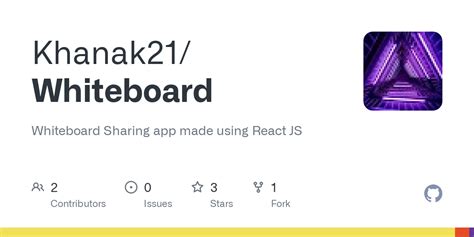 GitHub Khanak Whiteboard Whiteboard Sharing App Made Using React JS