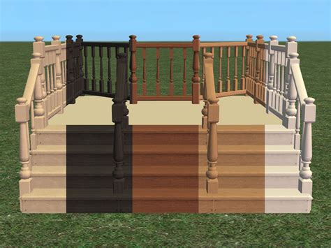 Mod The Sims Chic Fence And Stair Recolours