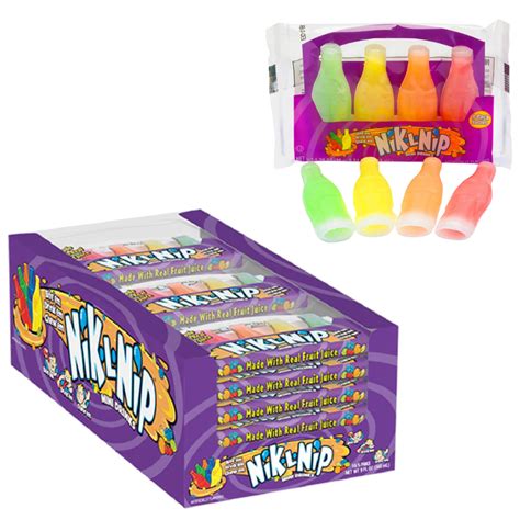 Buy Nik L Nip Mini Drinks Fruit Flavoured 12x79g The Kandy King