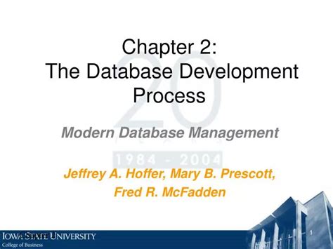 ppt chapter 2 the database development process powerpoint presentation id 711304