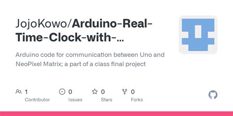 GitHub JojoKowo Arduino Real Time Clock With NeoPixel Matrix Arduino Code For Communication