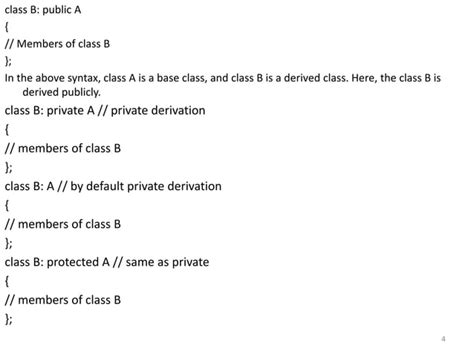 Inheritance In C Ppt