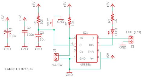 Another 555 Timer Ic Electronic Latch Switch Codrey Electronics